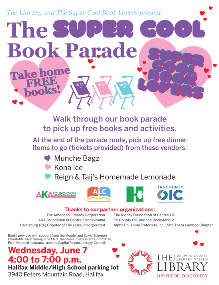 The Book Parade | Halifax Area School District